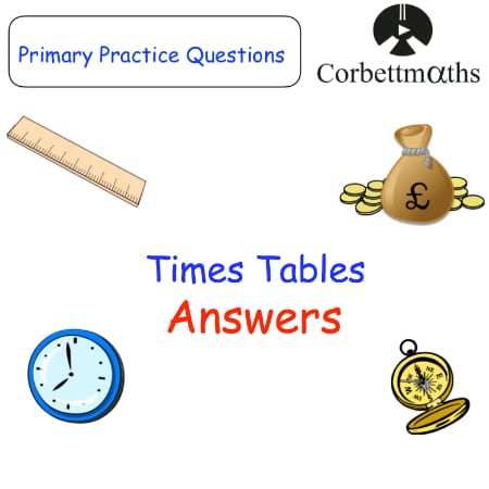 Time Tables Answers – Corbettmaths Primary